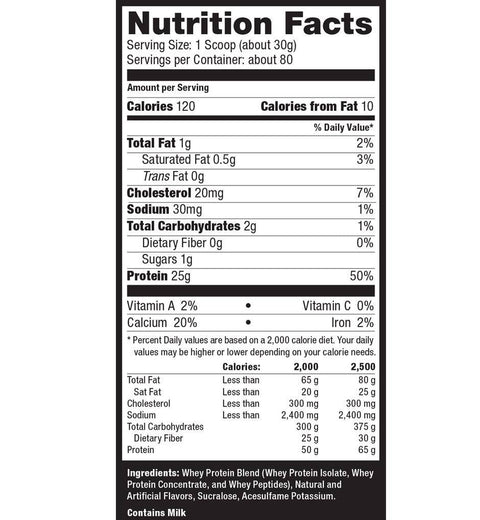 Buy Prostar 100% Whey Protein Online – Ultimate Nutrition